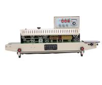 China FR-900 Plastic Bag Continuous Sealing Machine 500W 0-12m/min Automatic Sealer for sale
