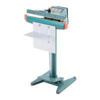 China DUOQI PFS-450x1 Foot Pedal Sealing Machine 1000W 450mm Sealing Length for Medical Gown for sale