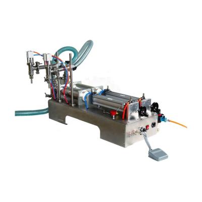 China DUOQI Y2WTD Semi-Automatic Liquid Filling Machine with 10-15 Bottles/Min Speed and 100-1000ml Range for sale