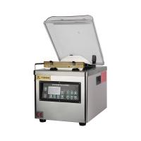 China Microcomputer Controlled Single Chamber Vacuum Sealer 260mm Seal Bar 110V 220V DQVC-260PD for sale