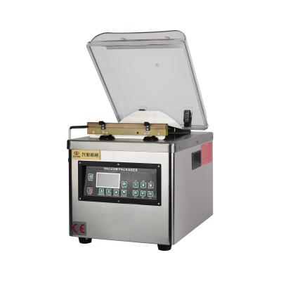 China Microcomputer Controlled Single Chamber Vacuum Sealer 260mm Seal Bar 110V 220V DQVC-260PD for sale