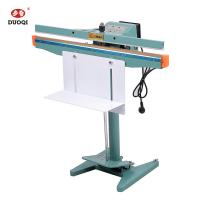 China DUOQI PFS-650x1 Aluminum Frame Foot Pedal Sealing Machine 650mm 1800W for Food Industry for sale