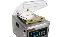 China Microcomputer Controlled Single Chamber Vacuum Sealer 260mm Seal Bar 110V 220V DQVC-260PD for sale