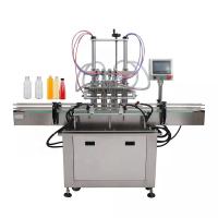 China DUOQI YT6T-6G Pneumatic Liquid Filling Machine 6 Nozzles 8-40 Bottles/Min for Milk Processing for sale