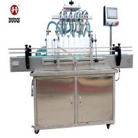 China DUOQI YT6T-6G Pneumatic Liquid Filling Machine 6 Nozzles 8-40 Bottles/Min for Milk Processing for sale