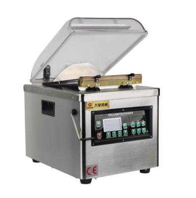 China DUOQI DQVC-260PD Automatic Commercial Vacuum Sealer 110V 370W Single Flat Chamber 580x420x570mm for sale