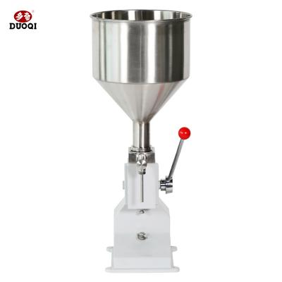 China DUOQI A-03 Manual Paste and Liquid Filling Machine 2-50ml ≤±1% Accuracy 340mm Height for sale