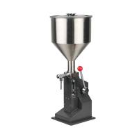 China Manual Paste and Liquid Filling Machine A-03 10-100ml Stainless Steel 13kg for sale