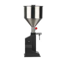 China Manual Paste and Liquid Filling Machine A-03 10-100ml Stainless Steel 13kg for sale