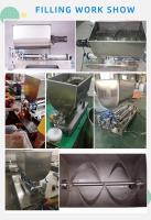 China 200 BPH Semi Auto Pneumatic Liquid Filling Machine with Heater and Mixer for sale