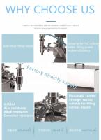China 200 BPH Semi Auto Pneumatic Liquid Filling Machine with Heater and Mixer for sale
