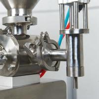 China Semi-Automatic Electric Double Head Paste Filling Machine For Juice Beverage for sale
