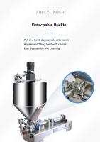 China 110V Stainless Steel Cream Filling Machine High Accuracy 50-500ml Industrial for sale