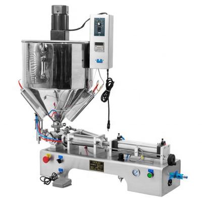 China 40L DUOQI G1WTD HM Thick Paste and Liquid Durable Mixer with Heater Hopper Adjust Filling Machine for sale