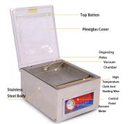 China DZ-260C Desk Type Single Chamber Vacuum Sealing Machine 330×275×50mm Chamber 120W Motor for sale