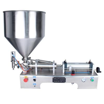China 300ML Horizontal Type Paste and Liquid Dual Filling Machine for Restaurant Packaging for sale