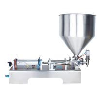 China 300ML Horizontal Type Paste and Liquid Dual Filling Machine for Restaurant Packaging for sale