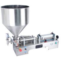 China 300ML Horizontal Type Paste and Liquid Dual Filling Machine for Restaurant Packaging for sale