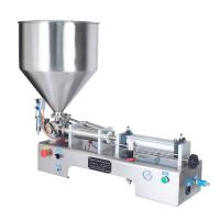 China 300ML Horizontal Type Paste and Liquid Dual Filling Machine for Restaurant Packaging for sale