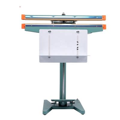 China DUOQI PFS-800x2 Double Sealer Foot Pedal Heat Bag Sealer 2600W 800mm Sealing Length Aluminum Frame for sale