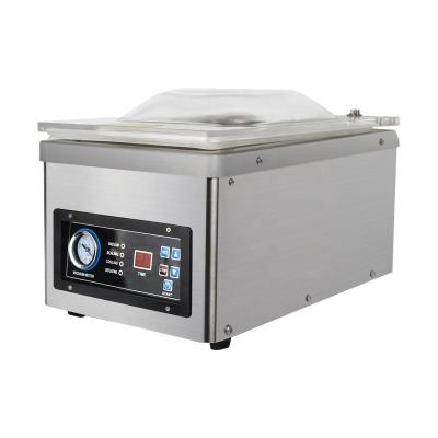 China DUOQI DQVC-210 Single Chamber Vacuum Sealer 315x225mm 120W for Food Chemical Apparel for sale