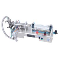China Piston Liquid Filling Machine 100-5000ml 110V 220V for Juice Oil Water Cream for sale