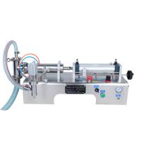 China Piston Liquid Filling Machine 100-5000ml 110V 220V for Juice Oil Water Cream for sale