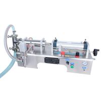 China Piston Liquid Filling Machine 100-5000ml 110V 220V for Juice Oil Water Cream for sale
