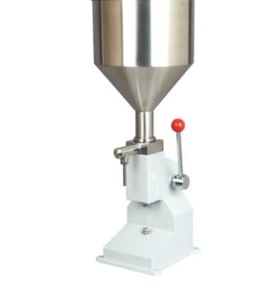 China Manual Paste Liquid Filling Machine 2-50ml A-03 for Honey Toothpaste Shampoo for sale