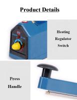 China Portable Hand Sealing Packing Machine for Plastic Bag Commodity 300mm Handheld Type for sale