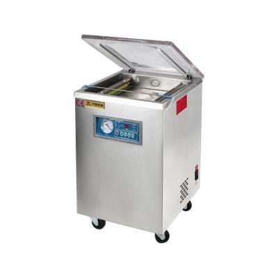 China Microcomputer Program DZ-360 Vacuum Sealer Stand Table Type Two Sealing Bar 380x380mm Chamber for sale