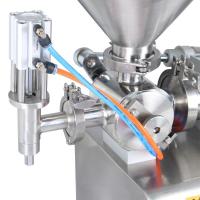 China DUOQI G2WTD Horizontal Liquid Paste Filling Machine 1000×410×880mm 20W for Honey Juice for sale