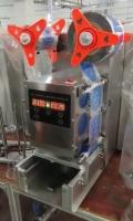 China 110V 350W Fast Food Tray Sealer for Yogurt Cups Aluminum Foil Manual Sealing Machine 10-20 Cups per Min for sale