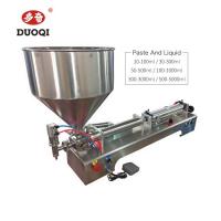 China Industrial Pneumatic Liquid Paste Filling Machine 220V 20W with ≤1% Precision for 100-5000ml Containers for sale