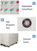 China DUOQI SM-5030LX Heat Shrink Machine 13kw 220V 380V for POF PE PVC Film W500 H300mm for sale