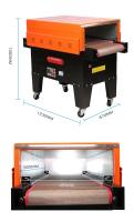 China DUOQI BS-G4525 Jet Heat Shrink Film Wrapping Machine for PVC POF Packaging 0-15m/min for sale