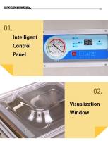 China DZ-260 Chamber Vacuum Sealer 220V 900W Automated Food Packing Machine for Meat Fish Chicken for sale