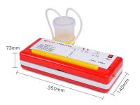 China Desktop Manual Vacuum Sealer 280mm Seal Bar 95W for Food Vegetables and Liquids for sale