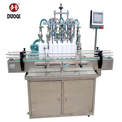 China 6 Head Automatic Liquid Filling Machine 220V 1000W for Wine Juice Hand Sanitizer for sale