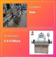 China 6 Head Automatic Liquid Filling Machine 220V 1000W for Wine Juice Hand Sanitizer for sale