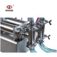 China Semi Auto Dual Head Piston Liquid Filling Machine 110V 25-250ml for Cosmetic Honey Oil for sale