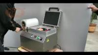 China Commercial Vacuum Skin Packing Machine DQ240VCT 260mm Tray 120-320 BPH for sale