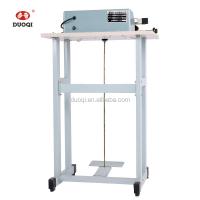 China DUOQI SF-300 Iron Foot Pedal Plastic Bag Sealer 710mm Semi-Automatic Sealing Machine for sale