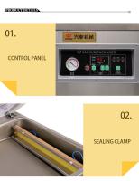 China DUOQI DZ-400 Single Chamber Vacuum Packing Machine 440x420mm Chamber 900W Motor for sale