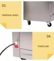 China DUOQI DZ-400 Single Chamber Vacuum Packing Machine 440x420mm Chamber 900W Motor for sale