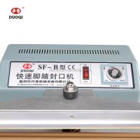China DUOQI SF-300 Iron Foot Pedal Plastic Bag Sealer 710mm Semi-Automatic Sealing Machine for sale