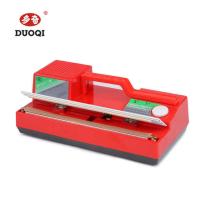China SF-270 Red Manual Plastic Hand Press Sealer 27cm 220V 300W Portable Heat Sealing Machine for sale