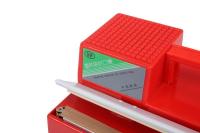 China SF-270 Red Manual Plastic Hand Press Sealer 27cm 220V 300W Portable Heat Sealing Machine for sale