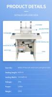 China Semi-Automatic 660mm Pneumatic Pedal Sealer DUOQI 660GSJ for Water Tank Cooling for sale
