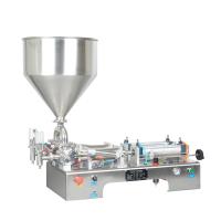 China Piston Filling Machine 100-1000ml for Honey Oil Water Juice Liquid Perfume Hand Sanitizer Butter 220V for sale